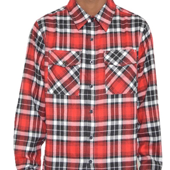 WEIV | Shirts | Mens Red Flannel Shirt | Poshmark